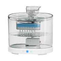 China Large Capacity 2.2L Automatic Pet Water Dispenser Cat Fountain with 5000mAh Battery for sale