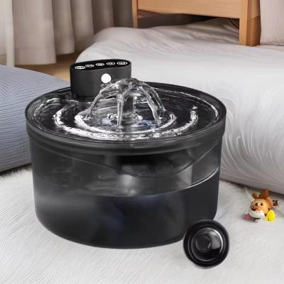 China Automatic Wireless Charge Induction Intelligent Pet Water Dispenser IPX7 Eco-Friendly Portable Bottle Cat Dog Feeder for sale