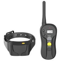 China Portable Electric Dog Training Collar Remote Shock Collar for Small to Large Dogs Durable Plastic 1000m Range for sale