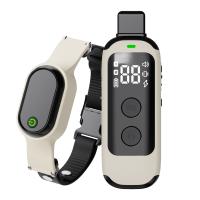 China Waterproof IPX7 Plastic Remote Training Collar for Small Dogs Electric Shock Stop Barking Device PT-681 for sale