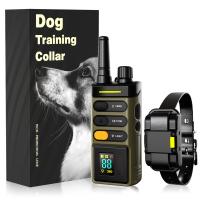 China IPX7 Waterproof Dog Training Collar Eco-Friendly Nylon Plastic Electric Shock Collar for Dogs PT-625A for sale