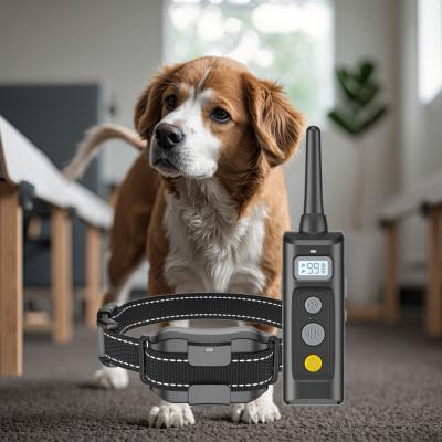 China Waterproof Rechargeable Dog Training Collar PT-325 with Remote Control IPX7 Eco-Friendly TPU for sale