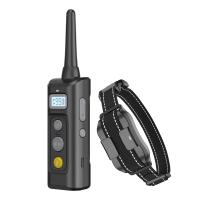 China Waterproof Rechargeable Dog Training Collar PT-325 with Remote Control IPX7 Eco-Friendly TPU for sale