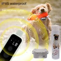 China Eco Friendly Rechargeable IP67 Waterproof ABS Dog Training Collar Remote Control Spray Anti Bark for Agility for sale