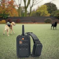 China IPX7 Waterproof Dog Training Collar 900m Remote Rechargeable Nylon Bark Control for sale