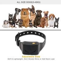 China Waterproof Rechargeable Dog Training Collar 3000 Ft Remote Beep Vibration Shock Modes Nylon for sale