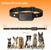 China Rechargeable 1640ft Smart Dog Training Collar IP67 Waterproof Nylon ABS Anti Bark Remote Control for sale