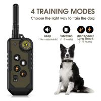 China IP67 Waterproof Rechargeable Dog Training Collar with Remote Control for Large Dogs 367 for sale