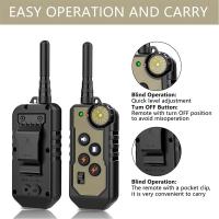 China IP67 Waterproof Rechargeable Dog Training Collar with Remote Control for Large Dogs 367 for sale