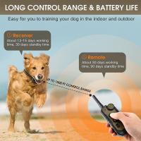 China IP67 Waterproof Rechargeable Dog Training Collar with Remote Control for Large Dogs 367 for sale