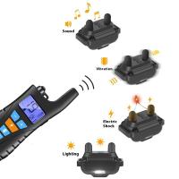 China Remote Dog Training Collar with Shock Beep Vibration IP67 Waterproof for Small to Large Dogs for sale