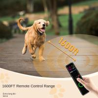 China IP67 Waterproof Rechargeable Dog Training Collar ABS Material 20h Battery Life Color Screen for sale