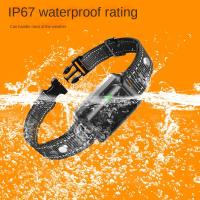China IP67 Waterproof Rechargeable Dog Training Collar ABS Material 20h Battery Life Color Screen for sale