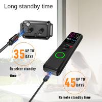 China IP67 Waterproof Rechargeable Dog Training Collar ABS Material 20h Battery Life Color Screen for sale