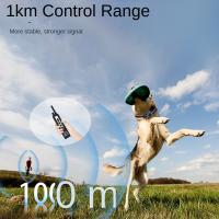 China Eco Friendly Nylon IP67 Waterproof Dog Training Collar 1000m Range Remote Electric Shock Sound for sale