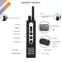 China Eco Friendly Nylon IP67 Waterproof Dog Training Collar 1000m Range Remote Electric Shock Sound for sale