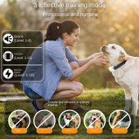 China Waterproof Rechargeable Dog Training Collar 800m Remote with Beep Vibration Shock IP67 for sale