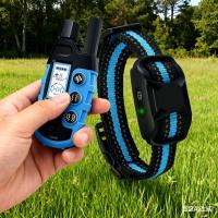 China Rechargeable Waterproof Dog Bark Collar IPX7 Remote Control Training Collar for Small to Large Dogs for sale