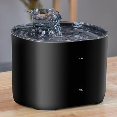 China Large Capacity 2.2L Automatic Cat Water Fountain Pet Dispenser with Circulating Filtration Plug-in for sale