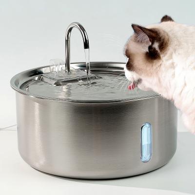 China 7L Automatic Pet Water Dispenser 304 Stainless Steel Circulating Fountain for Dogs Cats for sale
