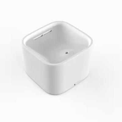 China Large Capacity Eco-Friendly Intelligent Water Dispenser for Pets 2L Wireless Charge Food-Grade Plastic for sale