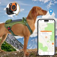 China Solar Powered Rechargeable Pet GPS Tracker with GPRS Real-Time Tracking IP67 Waterproof 4G Dog Collar for sale