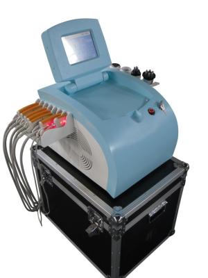 China Radiofrequency Laser Liposuction Equipment , 8 Paddles Lipo Laser Plus Cavitation for sale