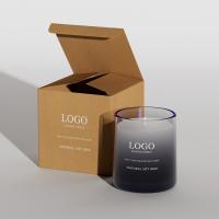 China Lightweight Whisky Scented Candle High End Custom Logo And Packaging for sale