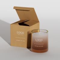 China Lightweight Whisky Scented Candle High End Custom Logo And Packaging for sale