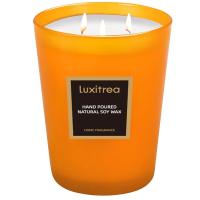 China 3Oz Private Label Candle Orange Scented Candle For Relaxation And Energy Boost for sale