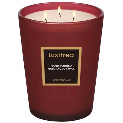 China 13oz Private Label Candle Romantic Rose And Oud Candle For Bedroom Ambiance‌ for sale