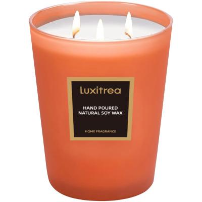 China Easy Cleanup Lemongrass And Ginger Candle Modern Wellness‌ For Relaxation for sale