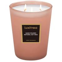 China Glass Jar Lavender And Bergamot Candle For Stress Relief And Sleep Therapy‌ for sale