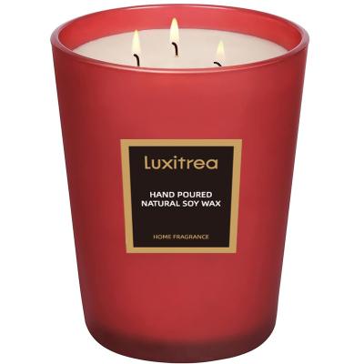 China Dark Chocolate And Red Roses Valentine'S Day Candle 13oz For Sensory Indulgence‌ for sale