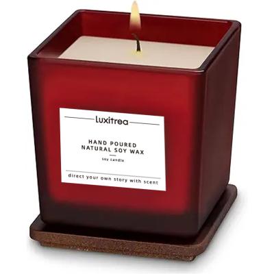 China Luxitrea Candle Private Label Candle 3 oz Sandalwood Rose Scented Candle Creating a luxurious atmosphere for sale