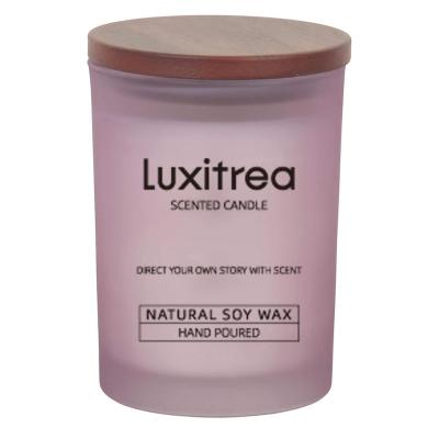 China Luxitrea Candle   Lavender Fields   Your Nighttime Serenity Candle 4 oz Private Label Candle for sale