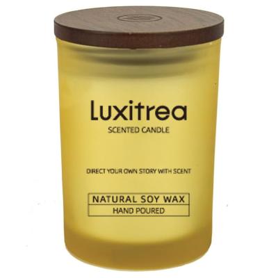 China Luxitrea Candle  Citrus Chai   Morning Sunshine in Candle Form 4oz  Private Label Candle for sale