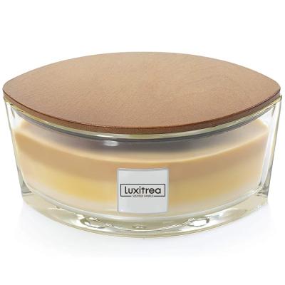 China 16oz Large Glass Jar Candle Stylish Design For Home Decoration Or Gift for sale