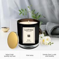 China 30 Hours Scented Candle Gift Set 6 Oz Of Cranberry Bergamot Pomegranate Aroma for sale