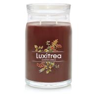 China 10 Oz Bottled Up Scented Candles Caramel Cocoa Coffee Scented Candles 35 Hours for sale