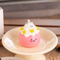 China Cake Shape Floral Scented Candle Lavender Jasmine Tulip 30 Hours Long Burning Time 6 Oz for sale