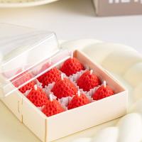 China Cute Sweet Cake Shape Candle Strawberry Orange Cherry Blossom Candle Customizable for sale