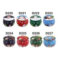 China Seaweed Sea Salt Tin Jar Candle 30 Hours 4 Oz The Aroma Of Bluebell Ocean for sale