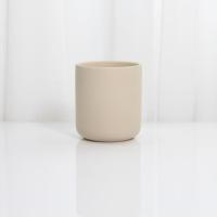China Cedarwood Ceramic Scented Candle Sandalwood 40 Hours 7oz Amber Wood Candle for sale
