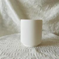 China Ceramic Bottle Grapefruit Scented Candle 4oz With Lead Free Cotton Wick for sale