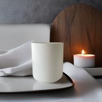 China Ceramic Bottle Grapefruit Scented Candle 4oz With Lead Free Cotton Wick for sale
