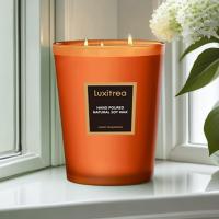 China Hand Poured Birthday Gift Candle Champagne And Peach Blossom Scent 3oz for sale