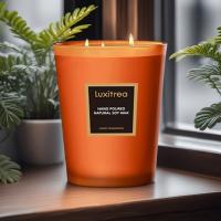 China Hand Poured Birthday Gift Candle Champagne And Peach Blossom Scent 3oz for sale