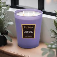 China 13oz Lilac Scented Candles Customization For Relaxation And Romantic Ambiance for sale