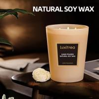 China Luxitrea Candle 13 oz Private Label Candle Mediterranean Citrus Candle Lemon Basil Sea Salt for sale